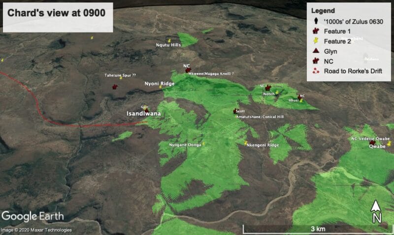The unlocated Zulu Army and the observations of Lt Chard. - Analysis ...